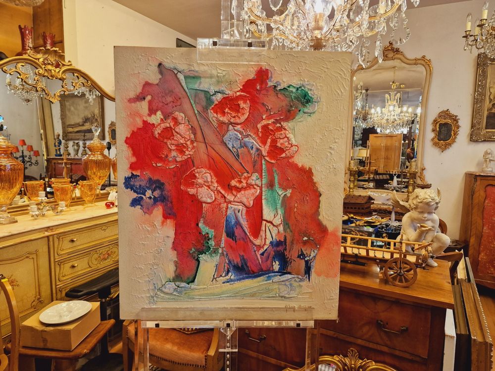 ABSTRAKT GEMÄLDE, SIGNIERT | Kaufen auf Ricardo