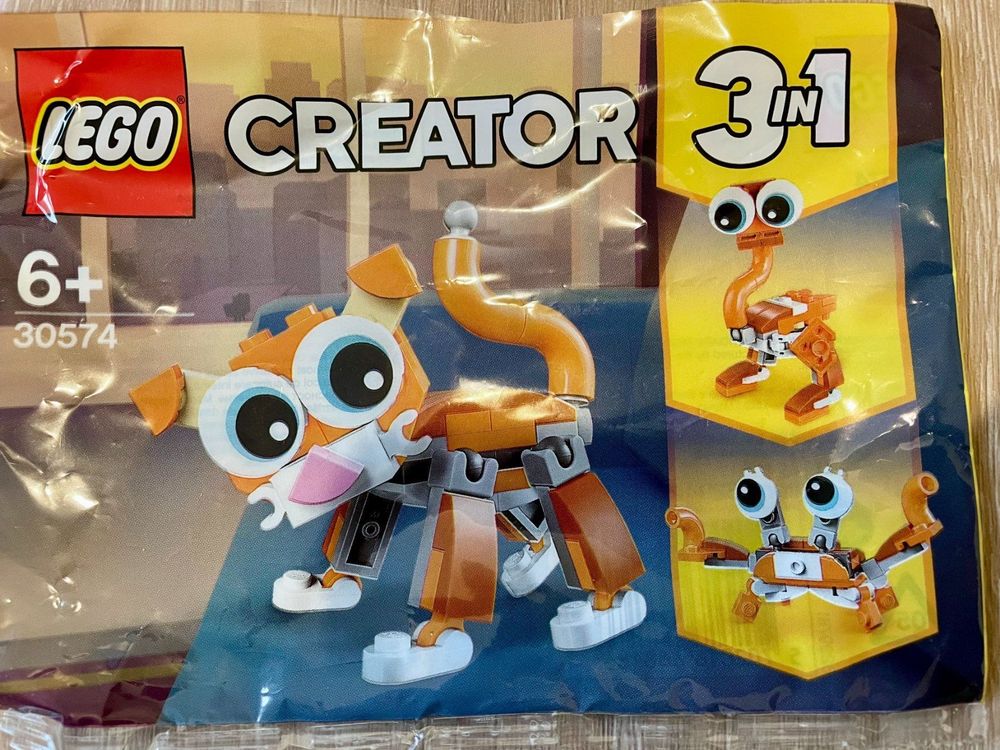 Lego Creator Polybag 30574, rote Katze, 3 in 1, komplett (Gebraucht) in ...