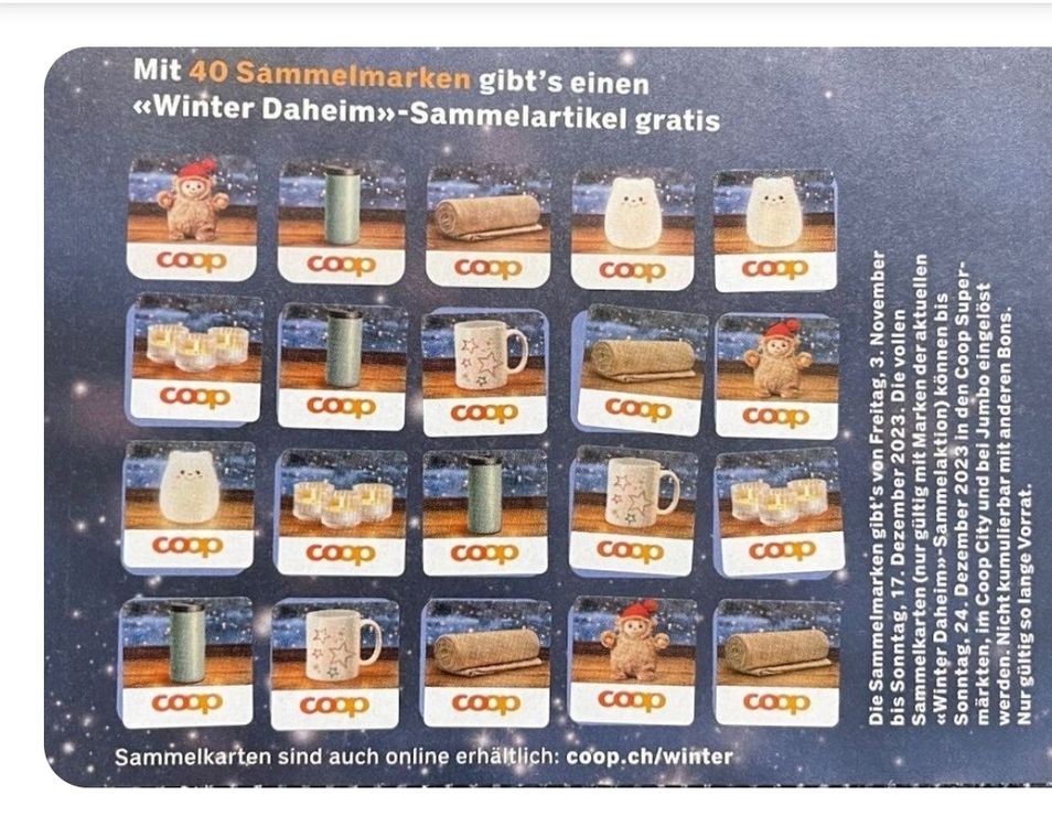 40 x Coop Märkli "Ferien Daheim" | Kaufen auf Ricardo