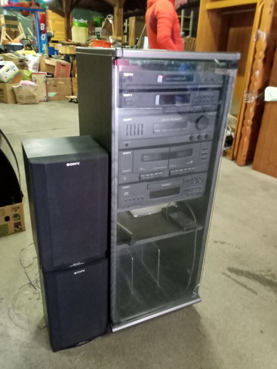 Sony - Hifi-Stereoanlage LBT-D117, mit CD + Plattenspieler (Gebraucht ...