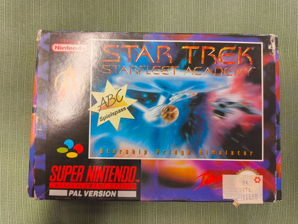 Star Trek Starfleet Academy Super Nintendo Snes (Gebraucht) in ...