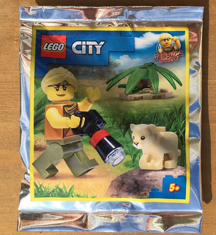 LEGO City Polybag Neu Fotografin Baby Löwe (Neu und originalverpackt ...