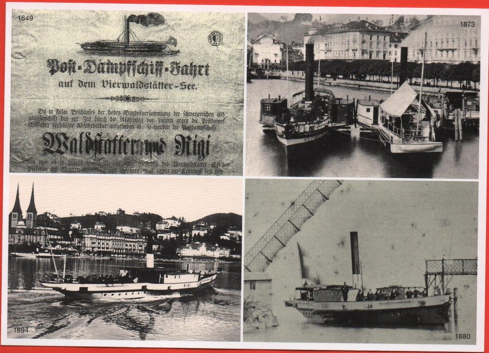 LUZERN Post-Dampfschiff-Fahrt auf dem Vierwaldstättersee (Neu (gemäss Beschreibung)) in Jona für ...