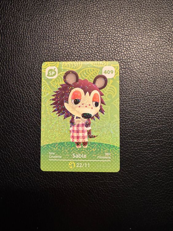 Animal Crossing Amiibo Karte Sina Nr. 409 (Gebraucht) in Rheineck für CHF 2 – mit Lieferung auf ...