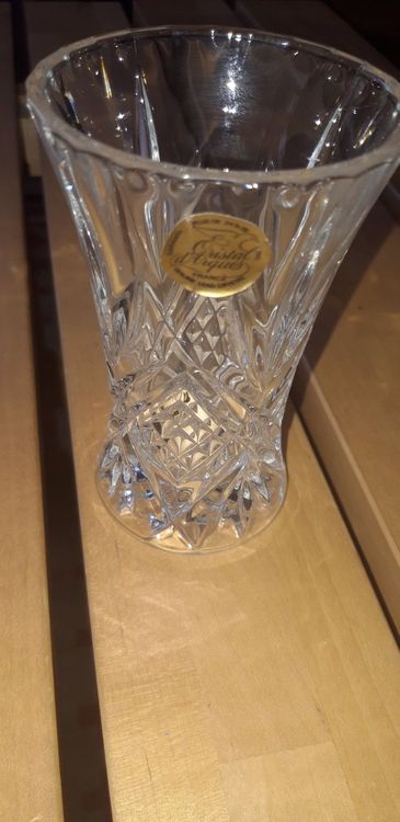 Wunderschöne ECHT Kristall Glas Vase ca 17 mal 10 cm (Neu (gemäss ...