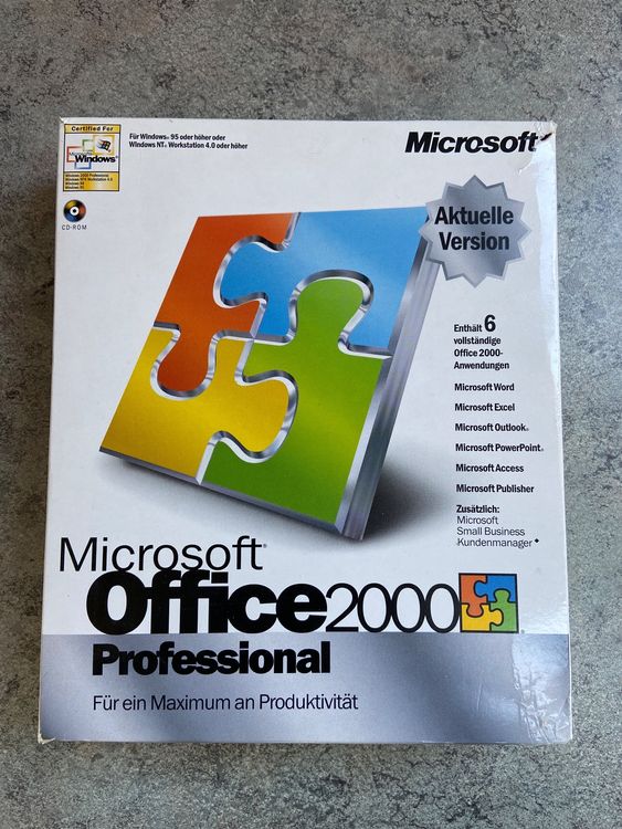 Microsoft Office 2000 Professional - OVP - Big Box (Gebraucht) in Frauenfeld für CHF 9 – mit ...