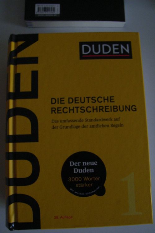 DUDEN DIE DEUTSCHE RECHTSCHREIBUNG 28. aktuelle Auflage 2020 (Gebraucht ...