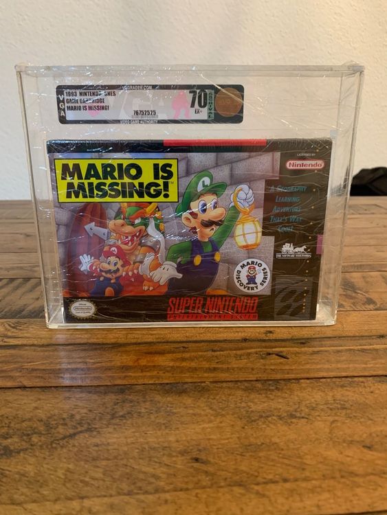 Nintendo Spiel Mario is Missing VGA 70 Bronze von 1993 NEU (Neu und originalverpackt) in ...