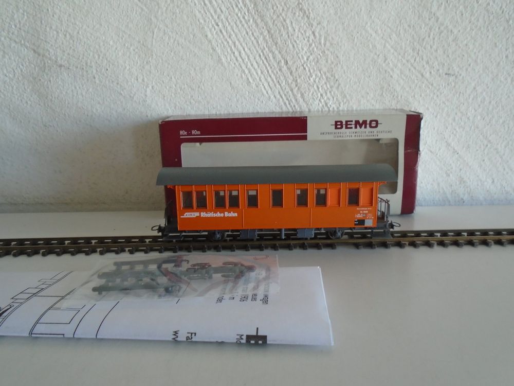 Bemo H0m: Mannschaftswagen Bm 6, Xk 9060, mit OVP, 3230 190 (Gebraucht ...