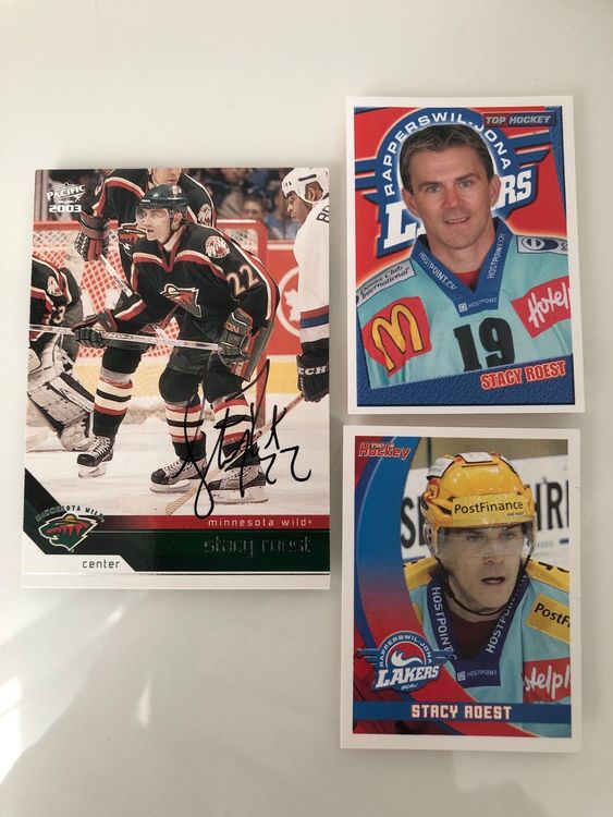 Stacey Roest SCRJ Rappi Hockey Card signiert Sticker NHL | Kaufen auf ...