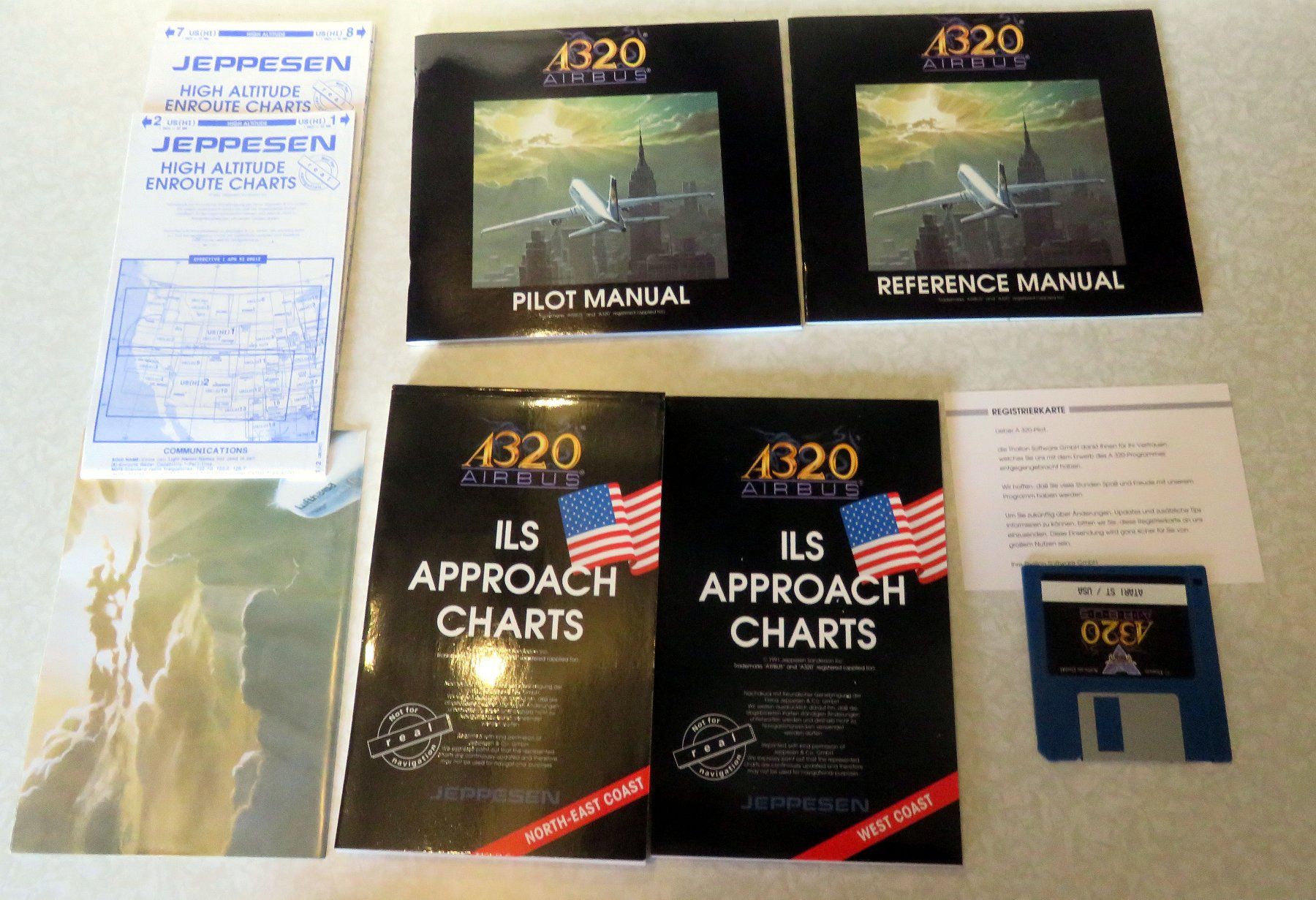 Atari ST/STE A320 Airbus Flugsimulator - Top Zustand! (Gebraucht) in ...