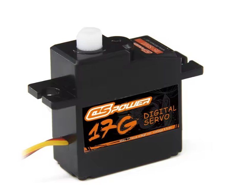 DSPOWER 17g Digital Servo Kunststoffgetriebe mit JR Stecker (Neu und ...