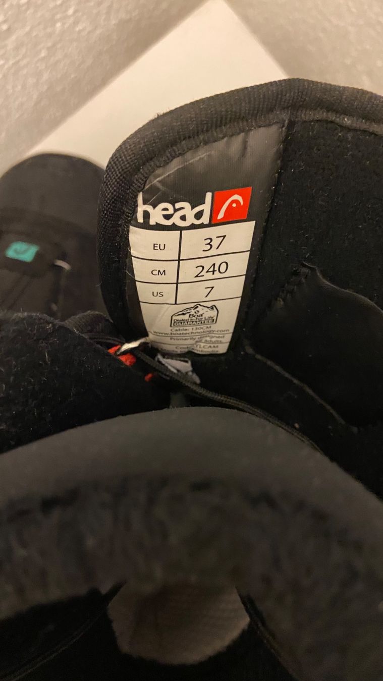 Head Snowboard Boots Gr. 37 mit Boa-Verschluss (Gebraucht) in ...