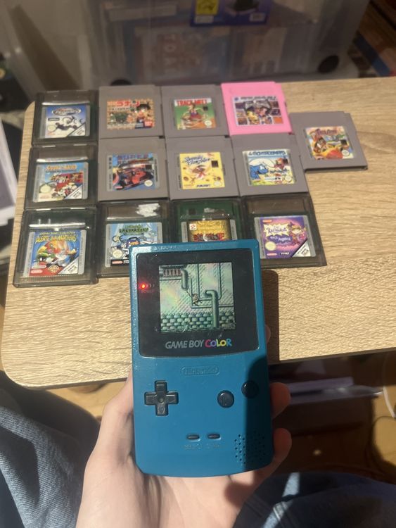 Game Boy Color Turquoise + 14 Jeux Vintage | Kaufen auf Ricardo