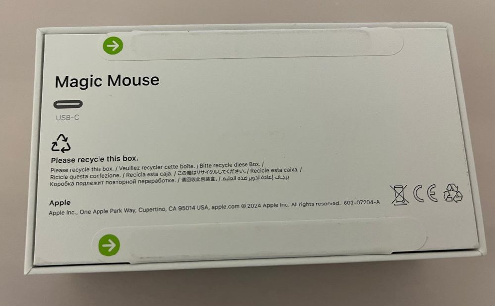Magic Mouse (USB‑C) – Schwarze Multi-Touch Oberfläche (Neu und ...