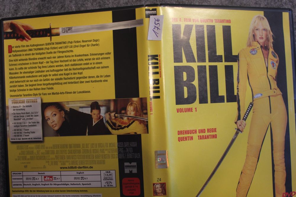 Dvd Kill Bill Volume 1 (FSK 18)(1756) (Gebraucht) in Geroldswil für CHF ...