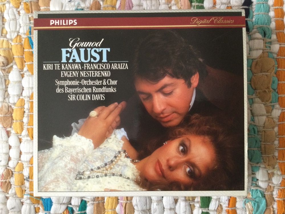 SIR COLIN DAVIS Gounod - Faust (3CD Box-Set, 1987) (Gebraucht) in ...