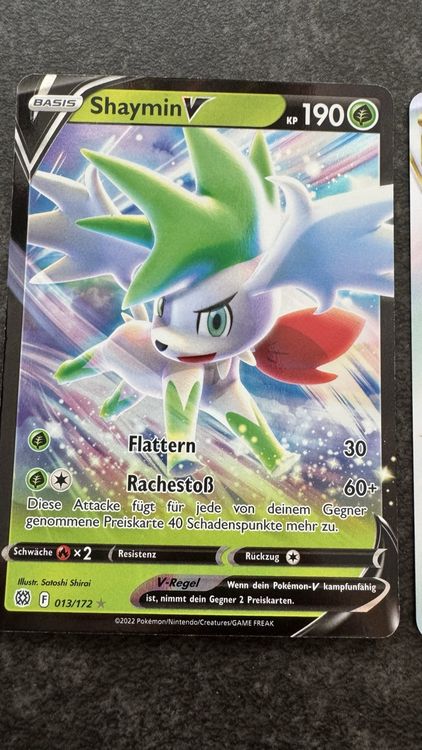 Shaymin V und VSTAR Pokémon Karten - Top Zustand!🤩😊🎉 (Neu (gemäss ...