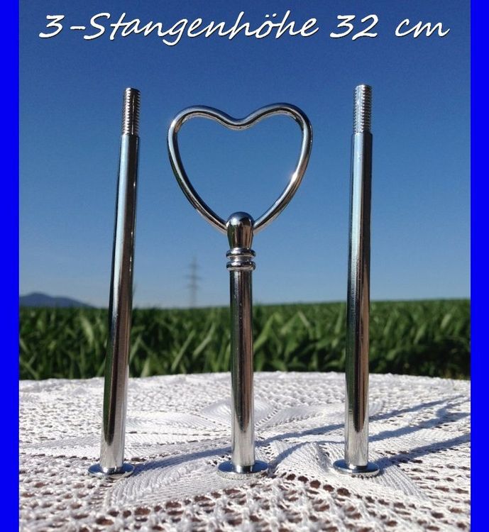ETAGERE HERZ SILBER FÜR EINE DREILAGIGE ETAGERE (Neu und originalverpackt) in Subingen für CHF 5 ...