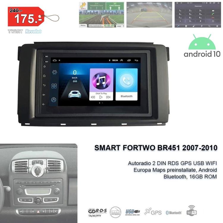 Smart ForTwo Autoradio BR451 Navi RDS (Neu und originalverpackt) in Chiasso für CHF 175 – mit ...