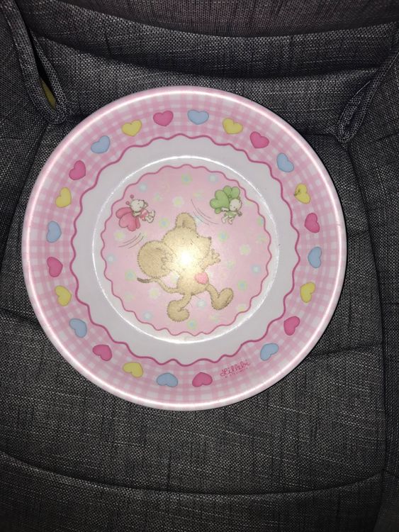 Baby Kinder Essen Teller rosa LILLEBI (Gebraucht) in Zürich für CHF 1 ...