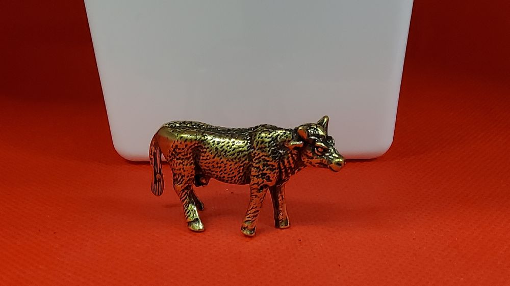 Messing Stierli Figur, Vintage Deko für Sammler 🐂. (Neu (gemäss ...