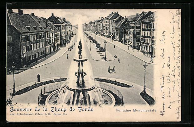 AK Chaux-de-Fonds, Fontaine Monumentale | Kaufen auf Ricardo