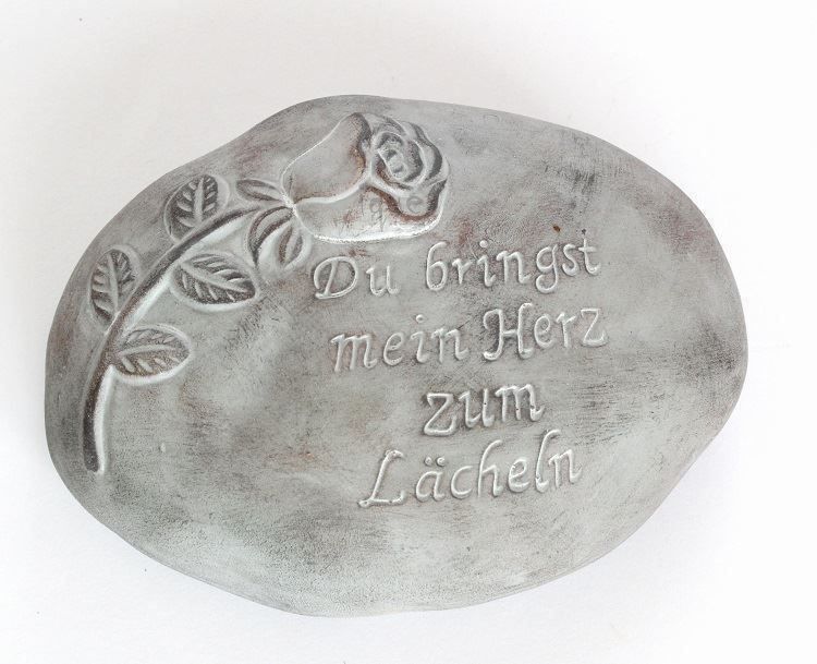 Deko Stein Keramik mit Text (Neu (gemäss Beschreibung)) in Schlatt TG für CHF 16 – mit Lieferung ...