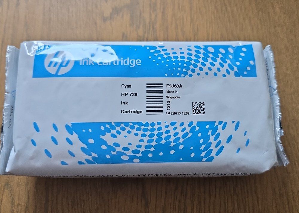 Original HP 728 Cyan (F9J63A) – NEU & OVP – 40ml (Neu (gemäss ...