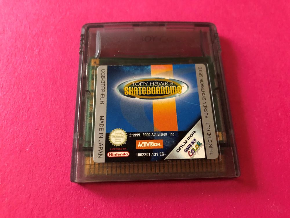 TONY HAWKS SKATEBOARDING SPIEL FÜR NINTENDO GAME BOY COLOR (Gebraucht ...