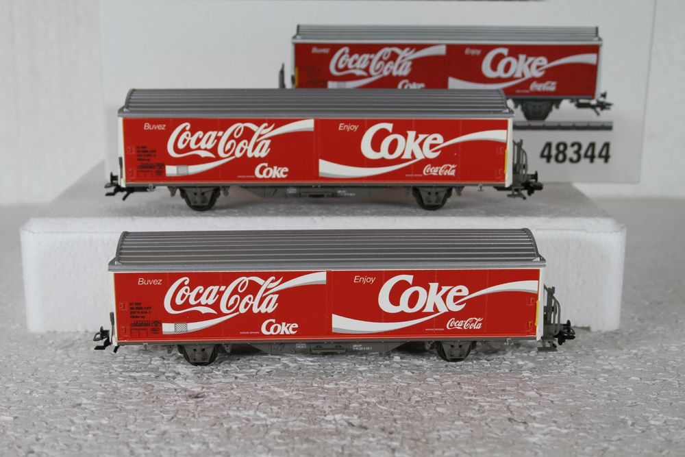 Märklin 48344 Schiebewandwagen-Set Hbils-vy Coca Cola (Neu (gemäss Beschreibung)) in Triesen für ...