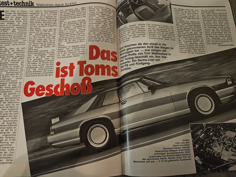 Rallye Racing 12/85 Alpine V6 Turbo 944 T Jaguar XJS 6.0 xx (Gebraucht ...