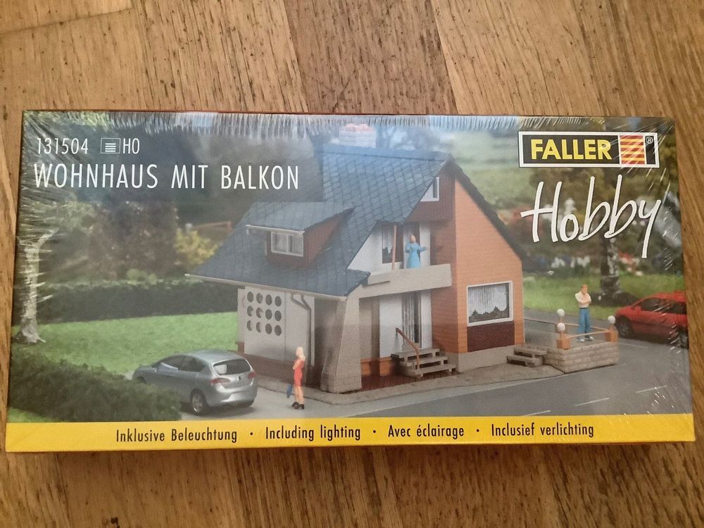 Faller 131504 Wohnhaus mit Balkon (inkl. Beleuchtung) | Kaufen auf Ricardo