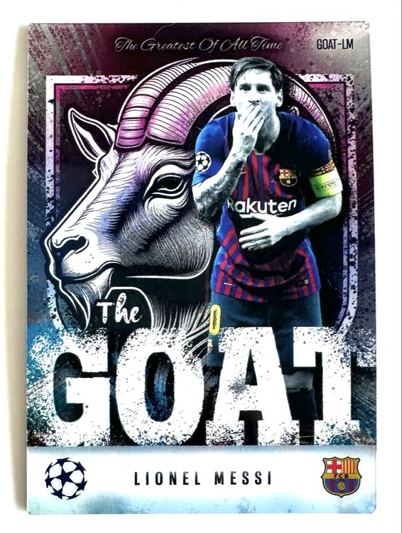 LIONEL MESSI GOAT KARTE MATCH ATTAX (Neu (gemäss Beschreibung)) in ...