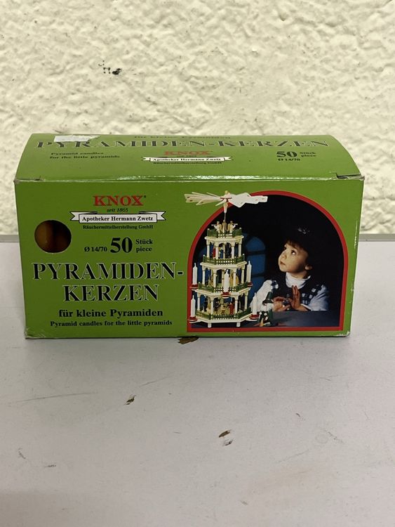 Knox Pyramidenkerzen, 50 Stk., für kleine Pyramiden (nik1) (Gebraucht ...
