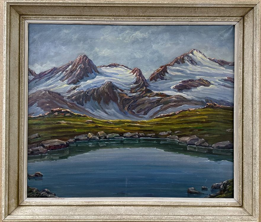 🍀 August WEBER (1898-1957) - Berglandschaft 🍀 (Gebraucht) in Zürich für CHF 75 – mit Lieferung ...