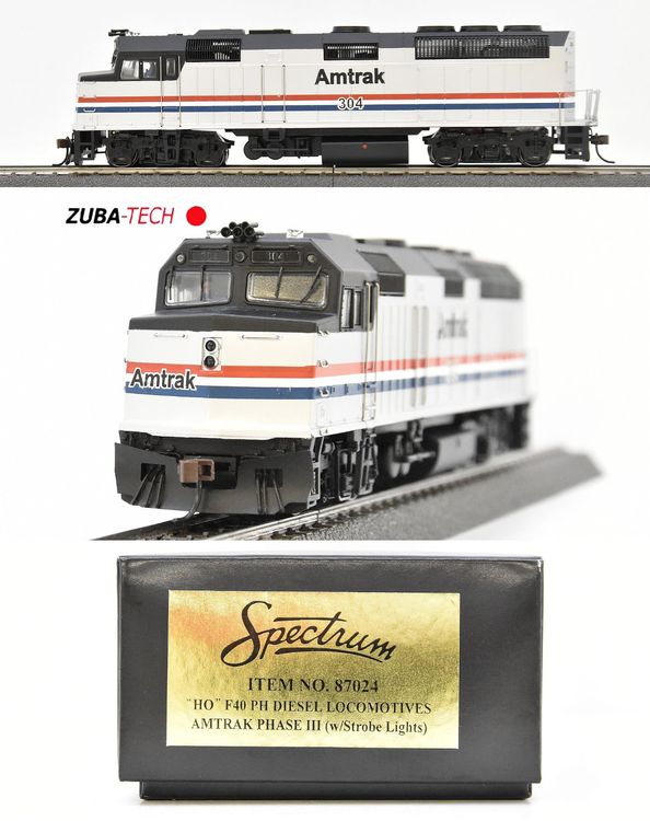 Spectrum 87024 Diesellok F 40 PH Amtrak H0 GS Analog OVP (Gebraucht) in ...