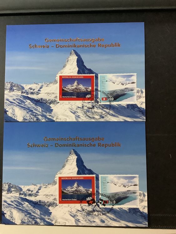 2Stk Maximumkarten Schweiz -Dominikansche Republik | Kaufen auf Ricardo