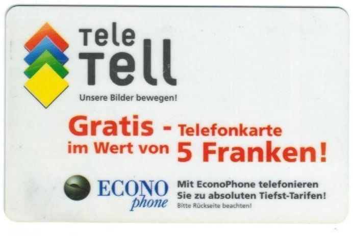 Econo Phone Telefonkarte | Kaufen auf Ricardo