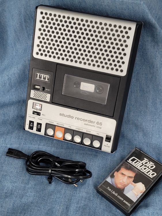 ⚫️ Vintage ITT Studio Recorder 66 Kassettenrecorder 70er (Gebraucht) in ...