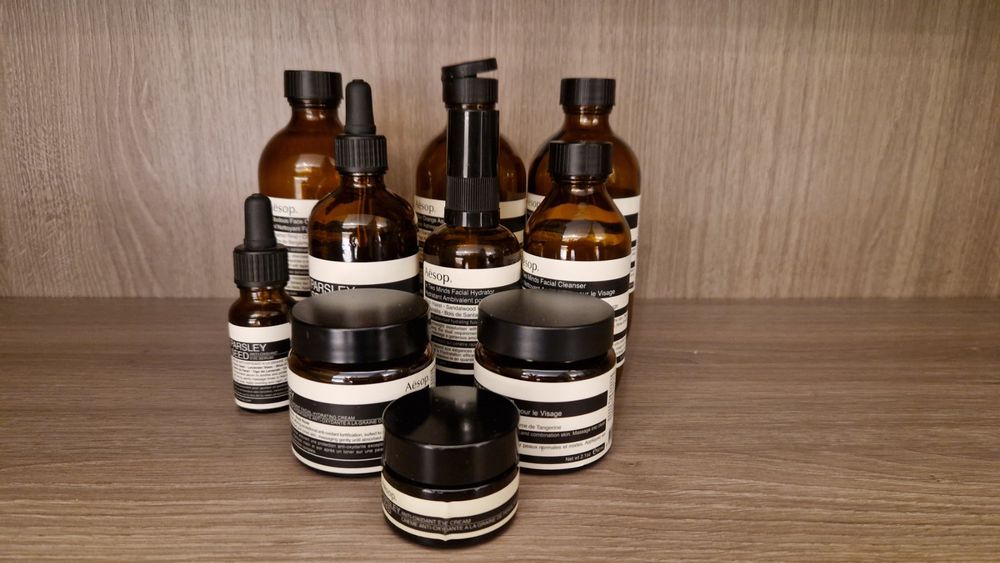 Aesop cosmetics glass containers for decoration (Gebraucht) in Adliswil ...