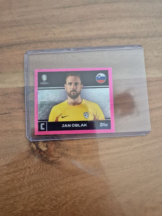 Pink Jan Oblak SVN 2 TOPPS EURO 2024 Sticker | Kaufen auf Ricardo