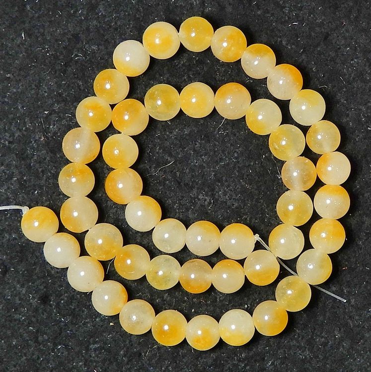 1 Strang echte schöne Jade Perlen 8 mm (Neu (gemäss Beschreibung)) in ...