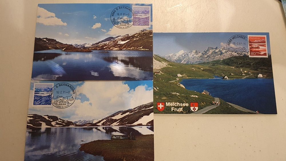 1991 Maximumkarten Landschaften (Gebraucht) in Arni AG für CHF 6 – mit Lieferung auf Ricardo kaufen
