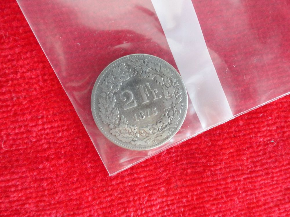2 FRANKEN 1875 (Gebraucht) in Gerlafingen für CHF 7 – mit Lieferung auf Ricardo kaufen
