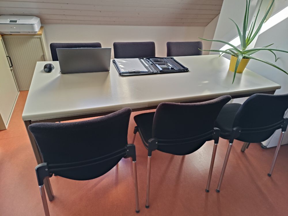 Girsberger St hle Tisch F r Besprechungsraum Sitzungszimmer Gebraucht