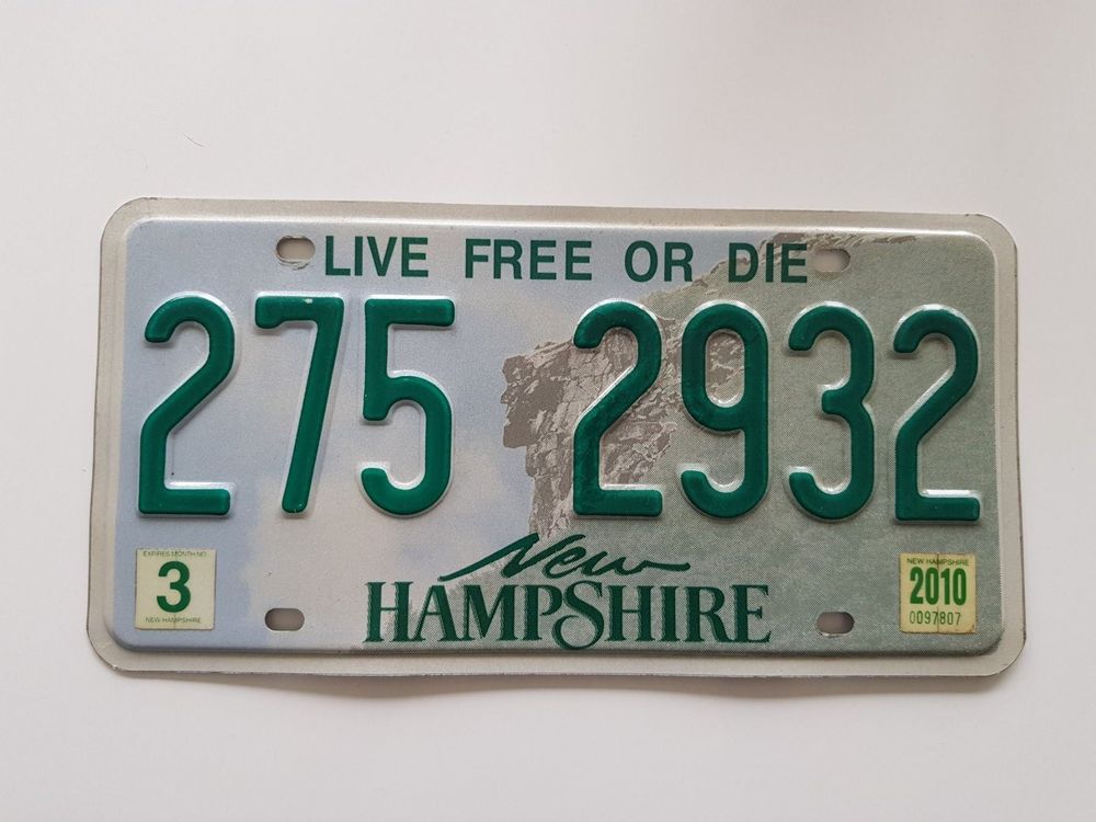Plaque immatriculation USA New Hampshire | Kaufen auf Ricardo