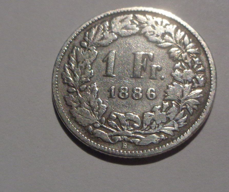 Fr. 1.-- Schweiz Silbermünze 1886 | Kaufen auf Ricardo