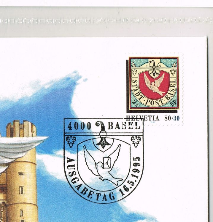150 Jahre Basler Taube_erste Mehrfarbige Briefmarke der Welt (Neu (gemäss Beschreibung)) in ...