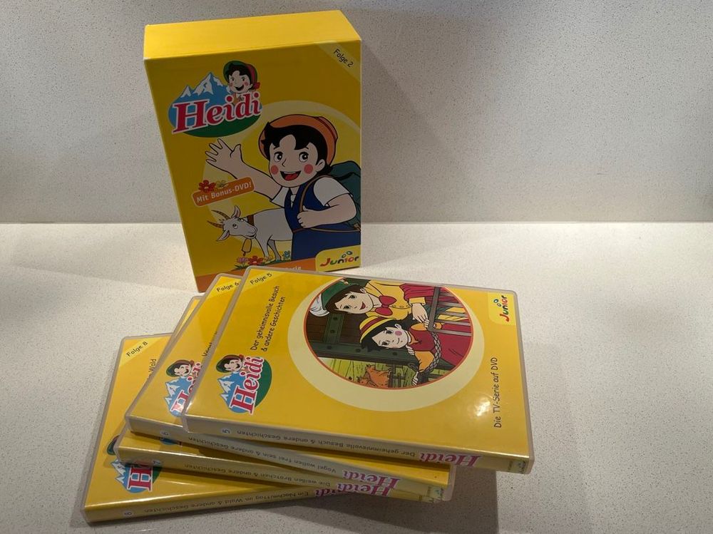 Heidi DVD Collection - Swiss Animated Classic for Kids! (Neu (gemäss ...